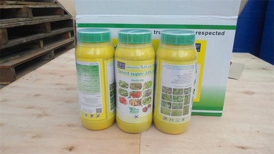 Herbicide  pesticide package, 1L bottle in color carton