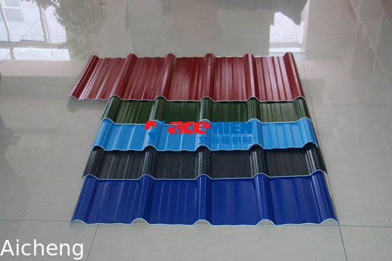 Plastic roof tile corrugated tile roof sheet extruder line product line plastic pvc extrusion machine