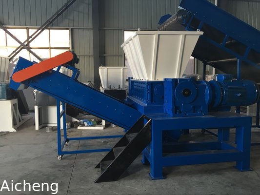 High quality double shaft shredding machine PE PP plastic crusher Plant Waste film crusher shreeder machinery