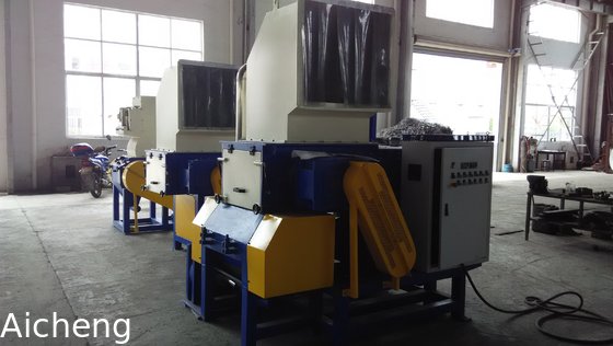High quality PPPE RUBBER PET single shaft shredder machine waste shredder machine PE PP film shreedering