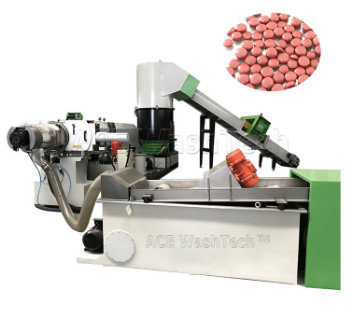 PE PP HDPE LDPE bags granulation machinery pelletizing machine extrusion line recycling line