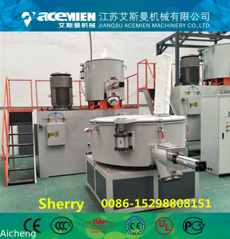 PVC Caco3 powder mixer machine plastic pellet mixing unit granule mixer machinery plastic recycling machine