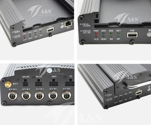 4CH AHD Full 720P Hard Disk GPS 3G/4G Wifi Mobile DVR for Bus Truck
