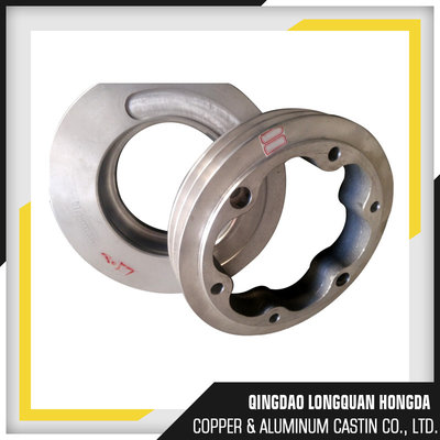 Surface Finishing A356 T6 Aluminum Belt Pulleys CNC Machining Double V Belt Pulley