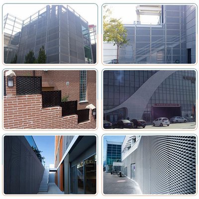aluminum exterinal grid with powder coating painting directly factory
