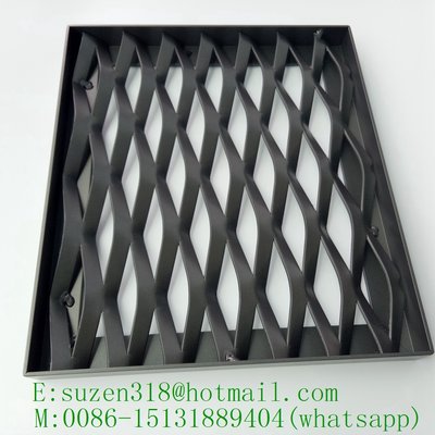 factory price powder coated expanded aluminium wall cladding mesh