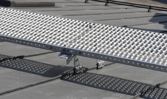 solar panel roof aluminum safety walkways step stair 6m length