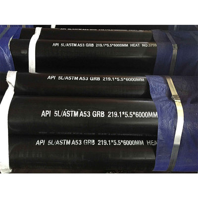 ASTM A53 Gr. B ERW schedule 40 black carbon steel pipe/API 5L GrB Welded steel pipe/HFW steel pipe used for pipeline