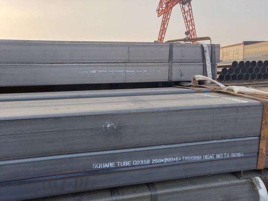Hot Rolled 150 x 50mm SHS galvanized steel hollow section tube pipe/Black Welded Square Structural Hollow Section