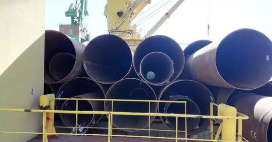 API 5L/ASTM A252/EN10219/AS1163 SSAW water pipe line/spiral welded steel pipe with 3LPE coating/	steel round tube