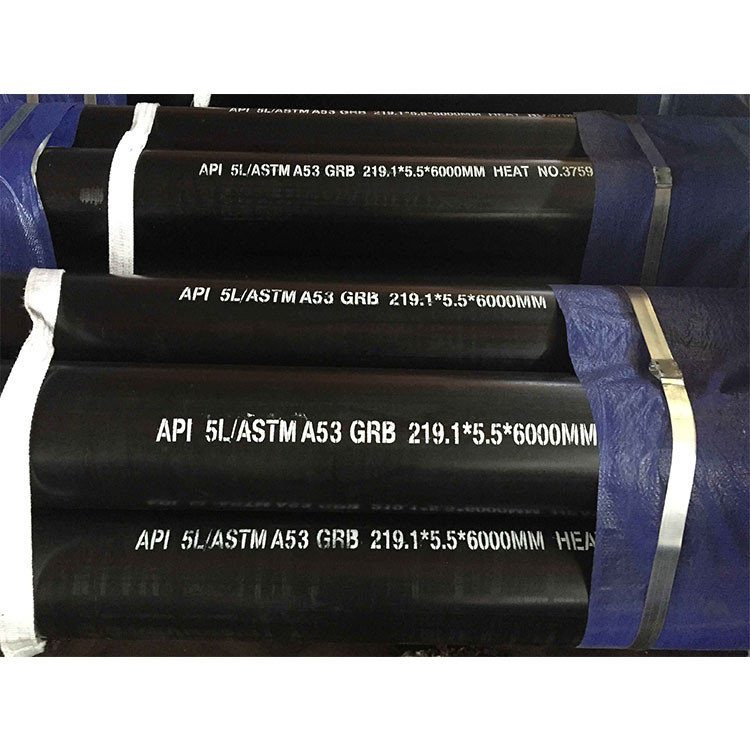 ASTM A53 Gr. B MS ERW hot rolled carbon Black steel pipe size 3/4 1 2 4 inch for oil and gas pipeline/Welded steel pipe