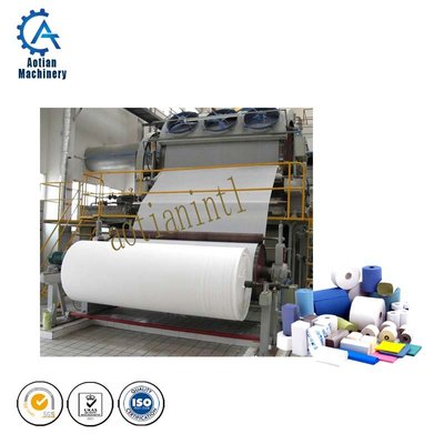Wheat Straw Paper Jumbo Paper Roll Toilet Paper Making Machine Fourdrinier Tissue Paper Machine