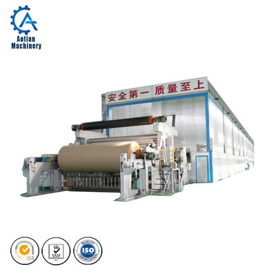 Second Hand Kraft Paper Making Machine Corrugated Cardboard Machine Fourdrinier Fluting Paper Machine