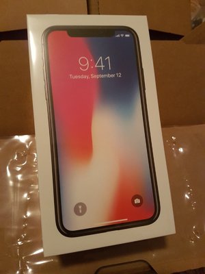 Iphone X 64gb Factory Sealed (space Grey )
