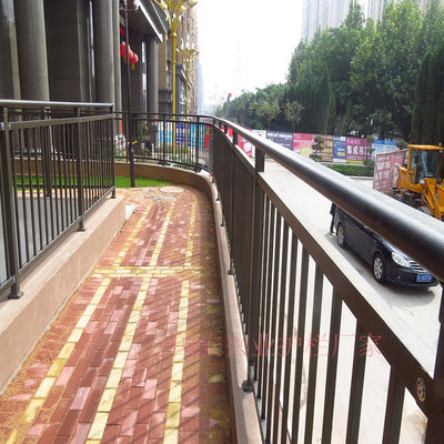 Aluminium high security black factory price Balconies and stair fences