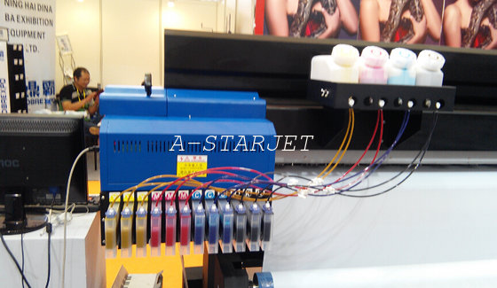 220V Eco Solvent Printer in 2 pcs DX7 head for PVC Vinyl in 3.2M A-Starjet