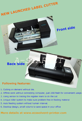 AC 110V A4 Size Auto Sheet Fed Digital Cutter for Short Run Label