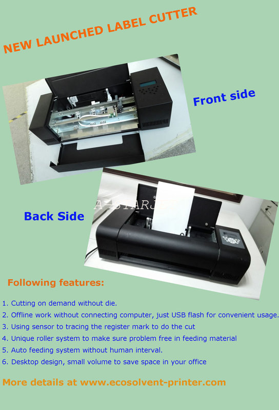 AC 110V A4 Size Auto Sheet Fed Digital Cutter for Short Run Label