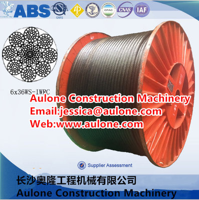 8XK26WS-EPIWRC pvc coated crane wire rope