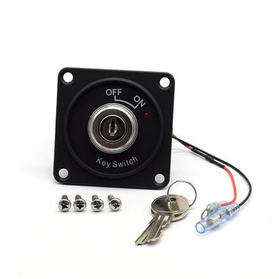 Universal Vehicle DC 12V on/off Ignition Starter Key Switch with 2 Keys