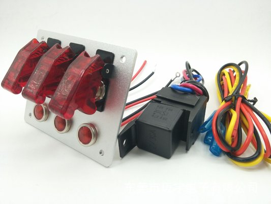 DC 12V Racing Car LED Toggle Switch Panel