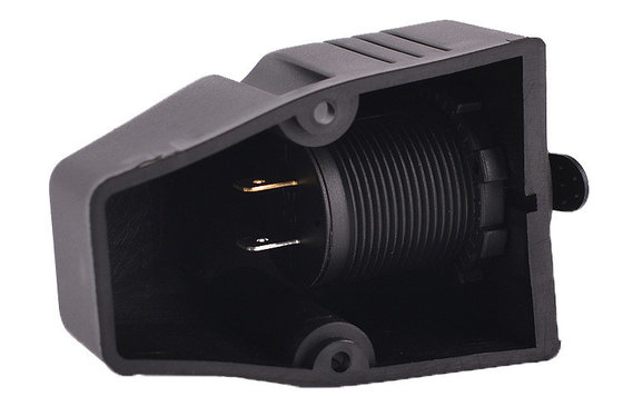 DC 12V 24V black USB socket charger with black tent housing
