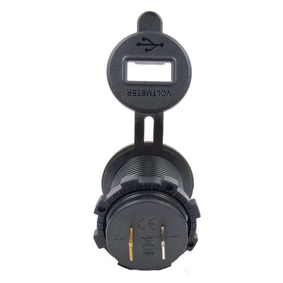 LED Display DC 5V 4.2A Dual USB Car charger socket with Voltmeter for marine SUV TRUCK BUS