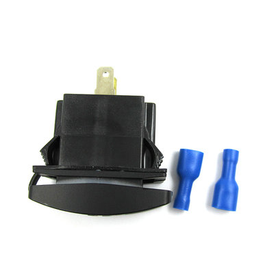 New auto/marine led light rocker switch style car marine usb charger with plug