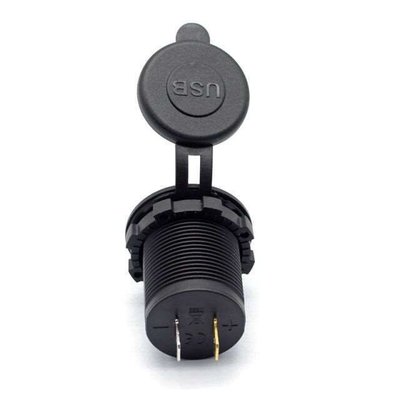 DC 12V-24V Dual USB Outlet 4.2A Port Socket Charger DS2013n New Touch Switch