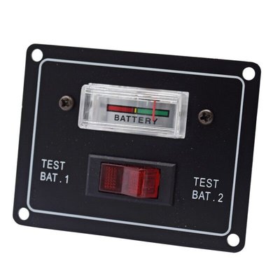 DC 12V 24V Auto Car Marine Boat Dual Battery Volt display Test Panel