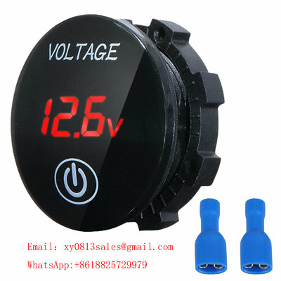 48V Voltmeter for Motorcycle Car green color
