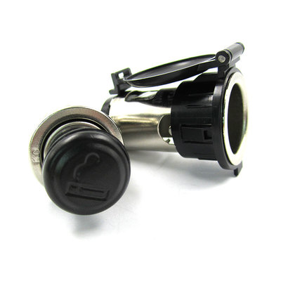 Automotive application Sockets Car Motor Metal Surface Cigarette Lighter Power Socket 12V