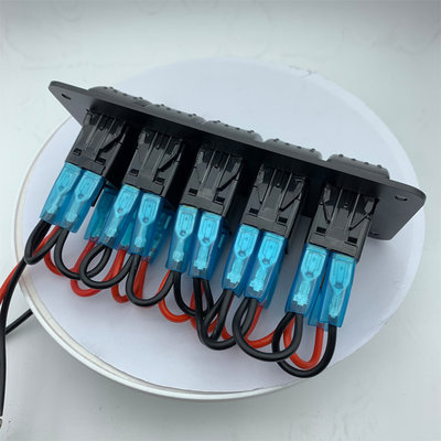 5pin on-off 5 Gang Blue LED 12V Rocker Switch Control Panel Circuit for Car Boat
