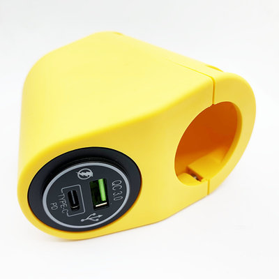 QC 3.0 Car Charger 12V 24V dual USB power socket digital display voltmeter For car Boat yacht bus RV