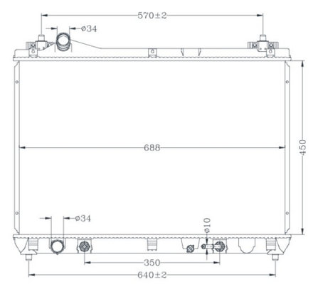 OE 17700-65J10 NISSENS 64199 for SUZUKI GRAND Auto Radiator by Reliability & Performance