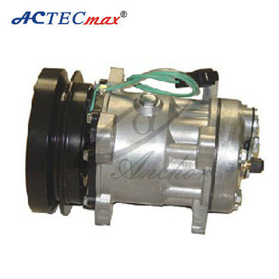 Caterpillar / Volvo Truck Auto AC Compressor 24V With R134a , TS16949