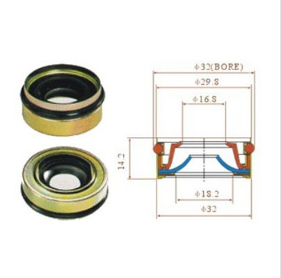 Durable Mechnical rubber Automotive oil seals For Diesel kiki tm31 DKS32