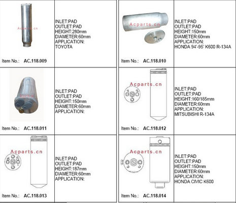 Universal Automotive Drier replacement air conditioning system for car
