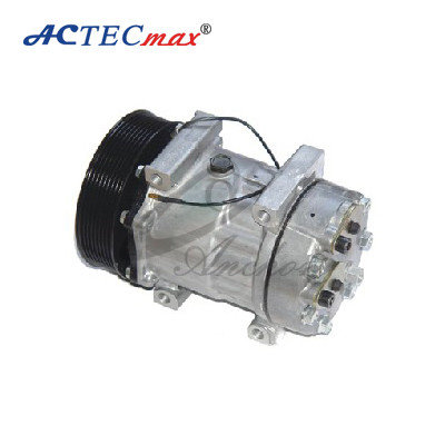 24V Auto AC Compressor 7h15 , Volvo Truck Air Compressor R134a PV8