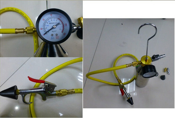 Release Valve Auto Service Tool , A6061 Aluminum Alloy AC System Flush Kit