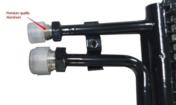 automotive air conditioning condenser For Vw Polo / Fox 03 / Voyage G5 / G6