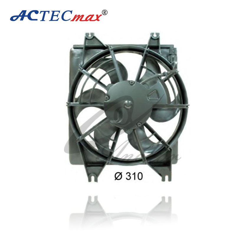 Hyundai Accent Automotive Electric Cooling Fans With Curved Blade