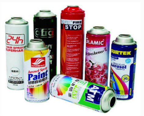 Tin Plate / Aluminum Aerosol Spray Can For Perfume / Air Freshener / Deodorant