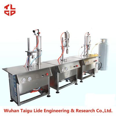 Semi Automatic​  Self-Defense Spray / Police Spray / Pepper Spray Aerosol Filling Machines