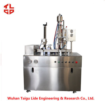316 SS Aerosol Spray Filling Machines for Carburetor Cleaning Agents 800-1100cans/hour