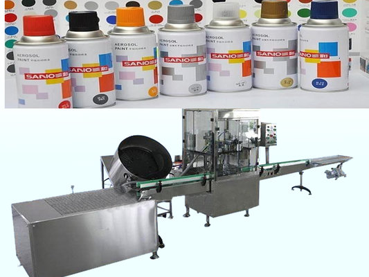 Gold Chrome Spray Paint Filling Machines
