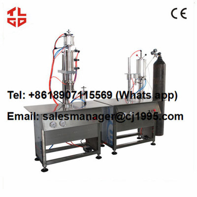 Oxygen Gas Fresh Air Vacuum Crimping And Gas Filling Machines