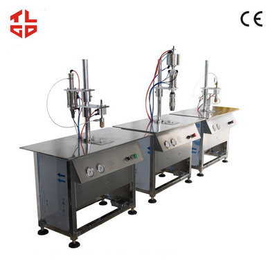 Asthma Spray Aerosol Filling Machine Semi Automatic 316 Stainless Steel
