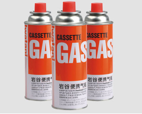 Tin Plate Empty Aerosol Spray Can For LPG Cartridge Customized