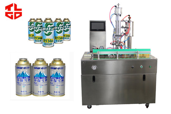 Automatic Refrigerant Freon Filling Machine For R134a / R410a / R22 PCL Control
